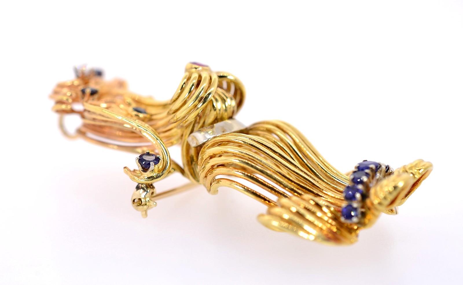Vintage Gold Poodle Brooch at 1stDibs | poodle brooches, vintage poodle ...