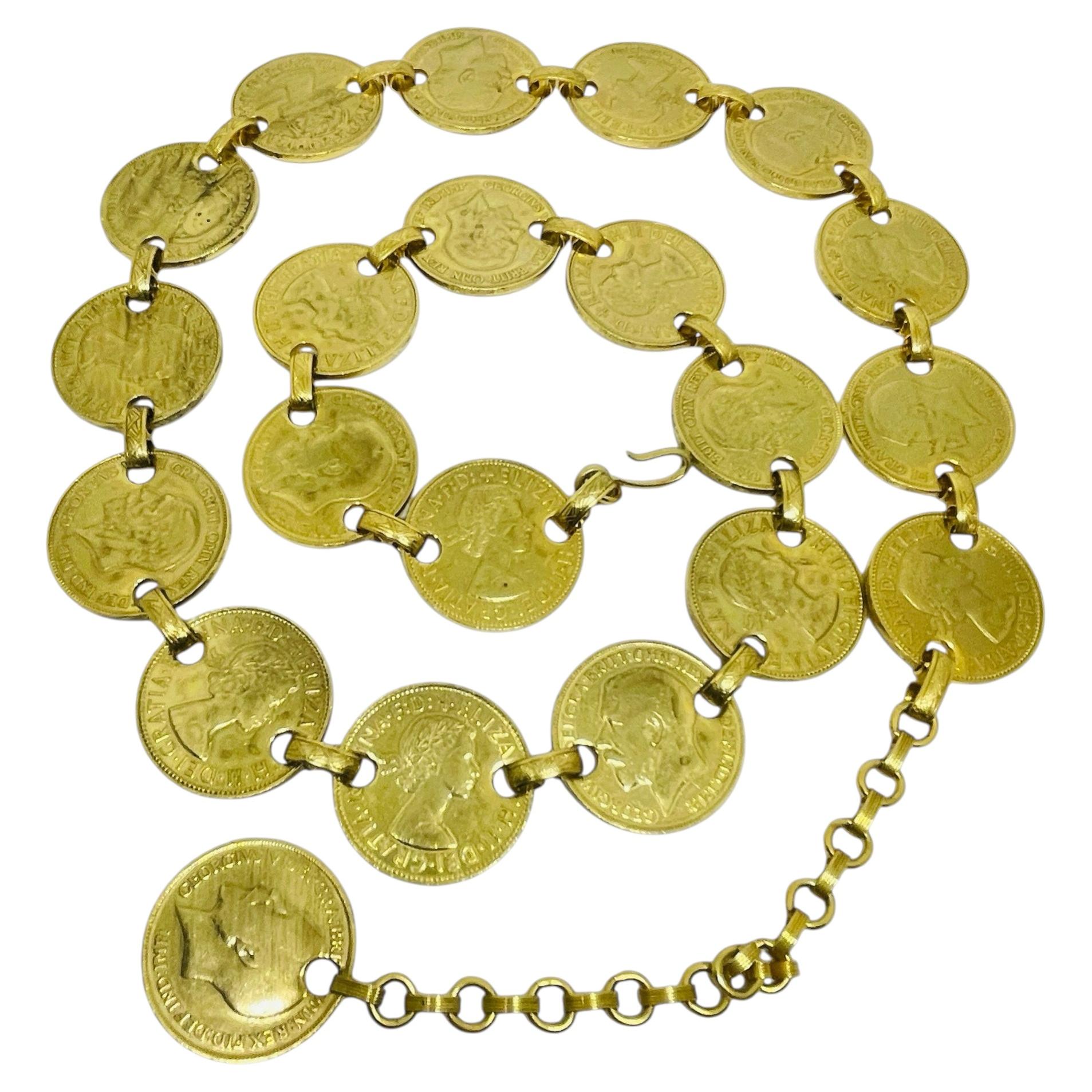 1990s Gold-Tone Costume jewelry Italian Charms Necklace For Sale at 1stDibs