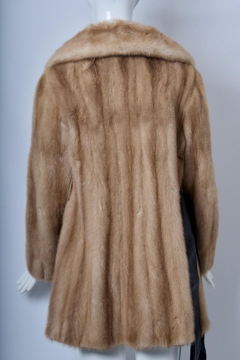 Vintage Golden Mink Jacket For Sale at 1stDibs