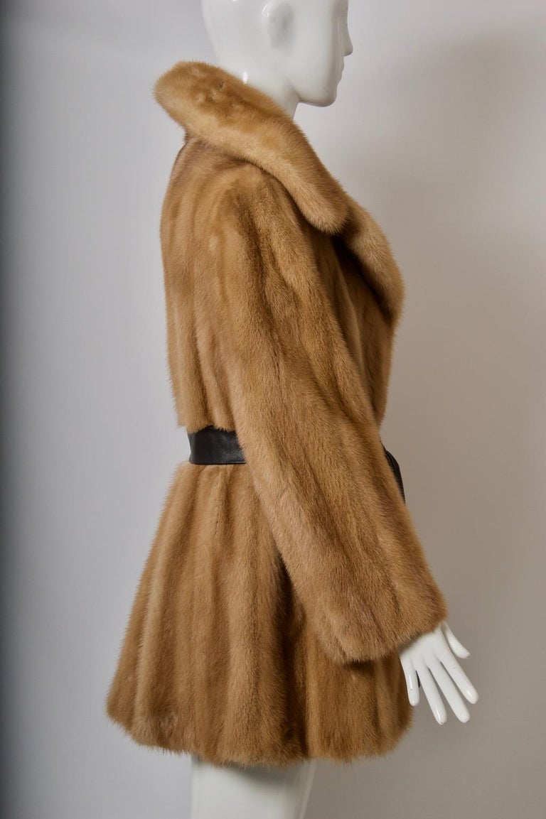Vintage Golden Mink Jacket For Sale at 1stDibs