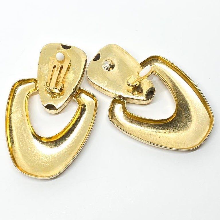 Vintage Golden Pendant Clips For Sale at 1stDibs