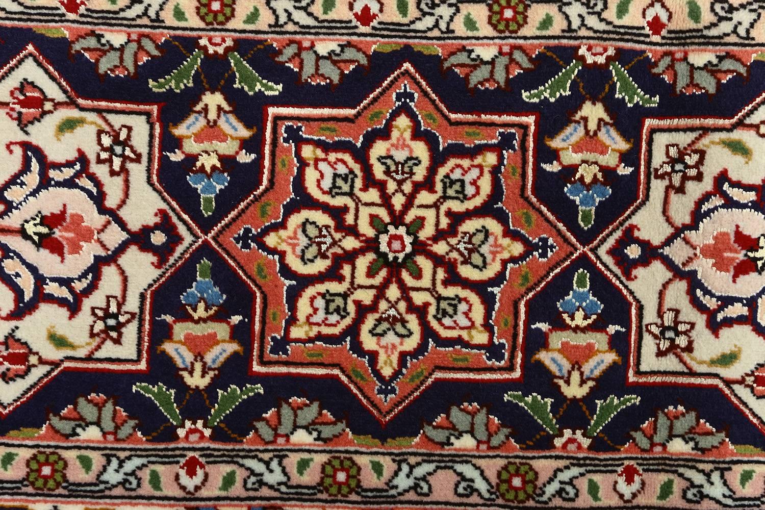 Vintage Gonbad Design Tabriz Persian Rug. Size: 9 ft 8 in x 12 ft 11 in ...