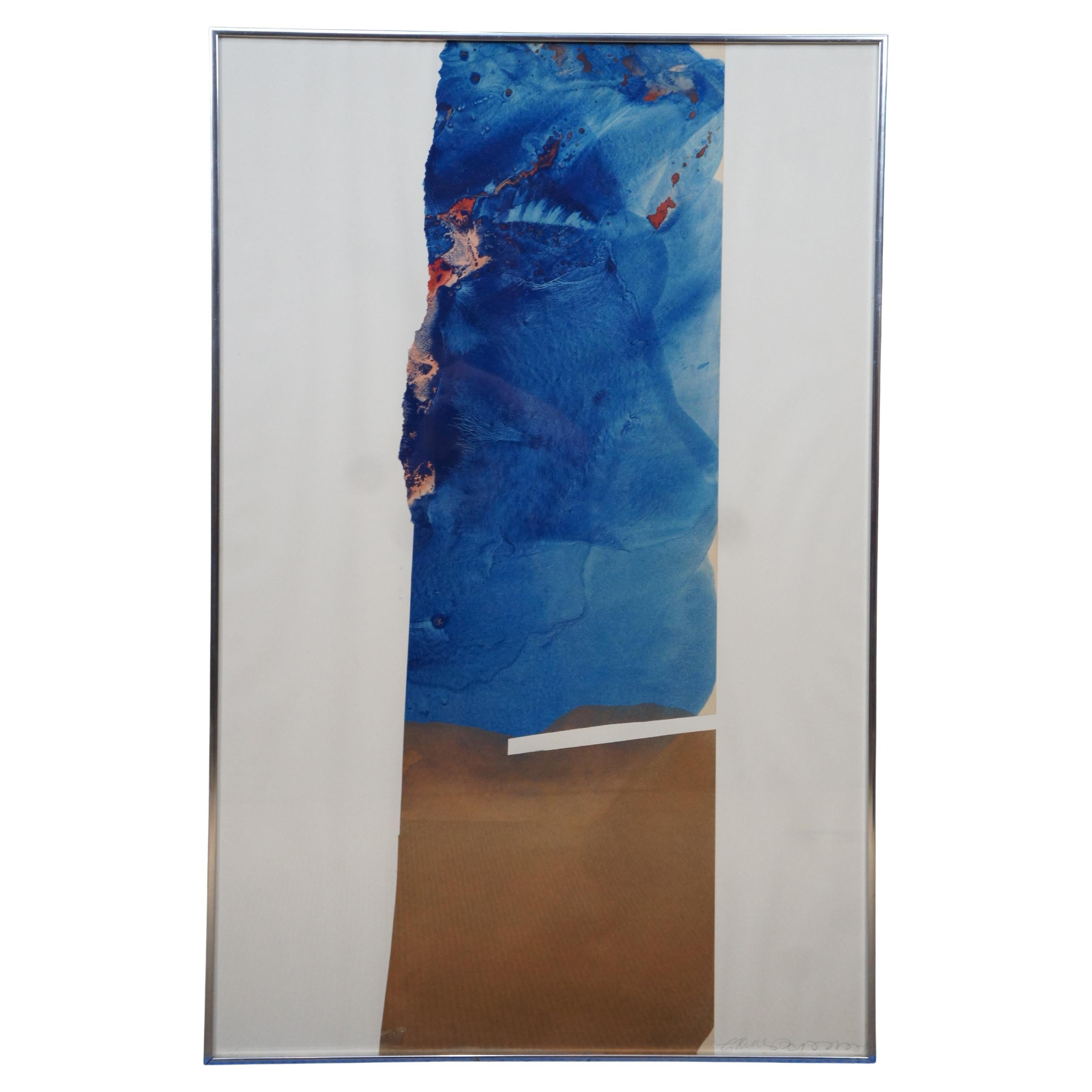 Vintage Gordon R. Richardson Modernist Abstract Watercolor Painting ...