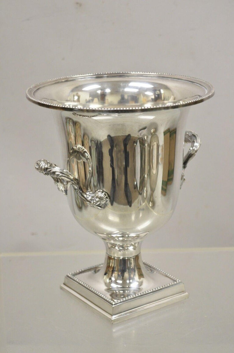 Vintage Gorham Silver Plated Trophy Cup Champagne Wine Chiller Ice ...