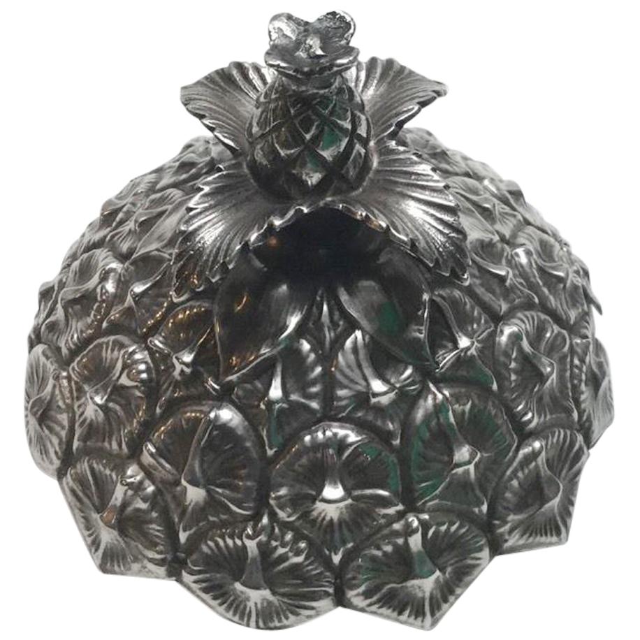 Vintage Gorham Sterling Silver Jam Jar Pineapple Lid 76 at 1stDibs