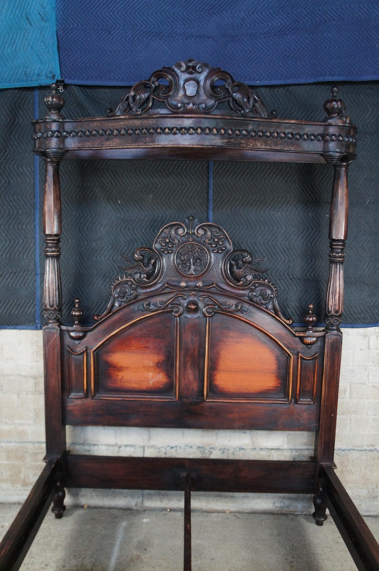 gothic canopy bed