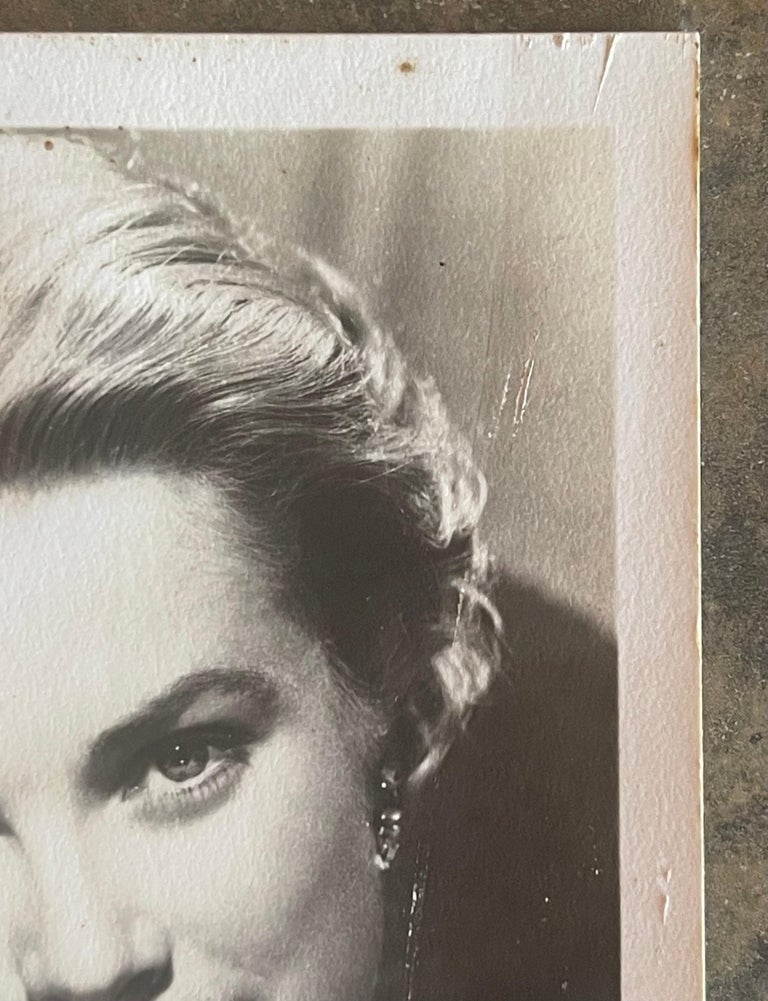 Vintage Grace Kelly Signed Photograph For Sale at 1stDibs