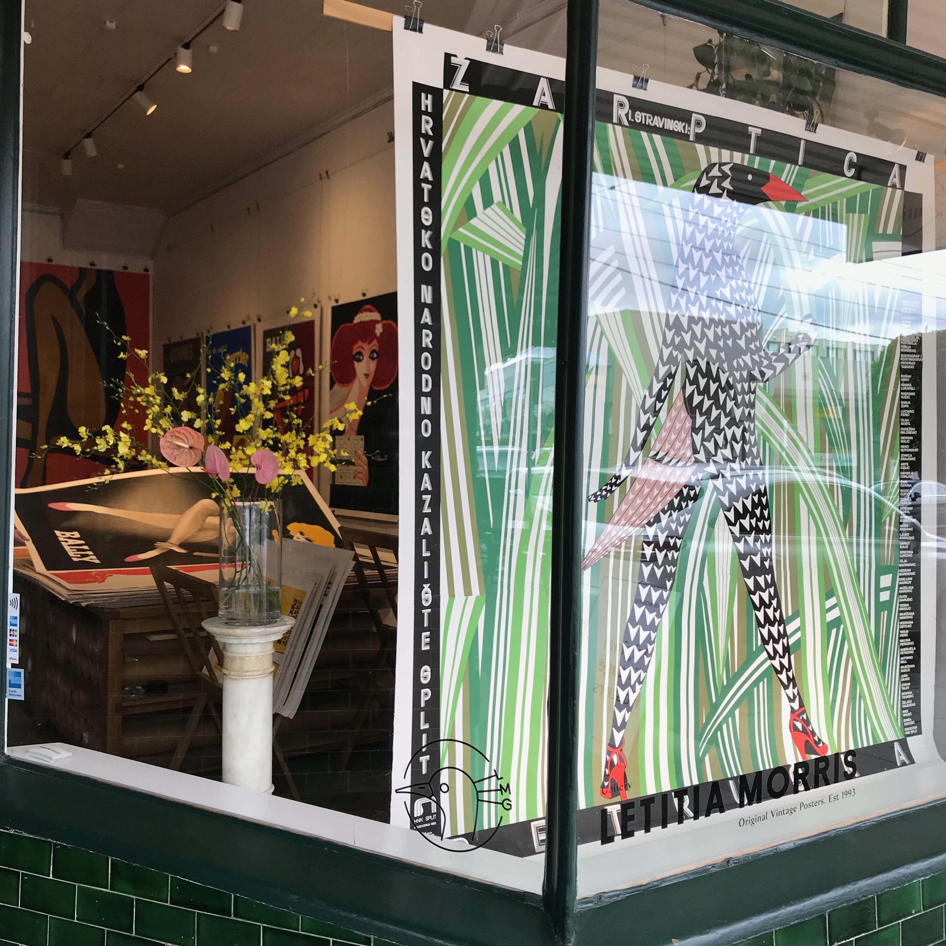 Vintage Graphic Poster, Boris Bucan Pretuska Firebird, Croatian Art ...