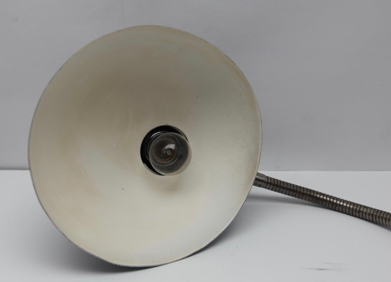 Vintage Gray Adjustable Desk/Side Table Lamp by Sis, 1950s For Sale at ...