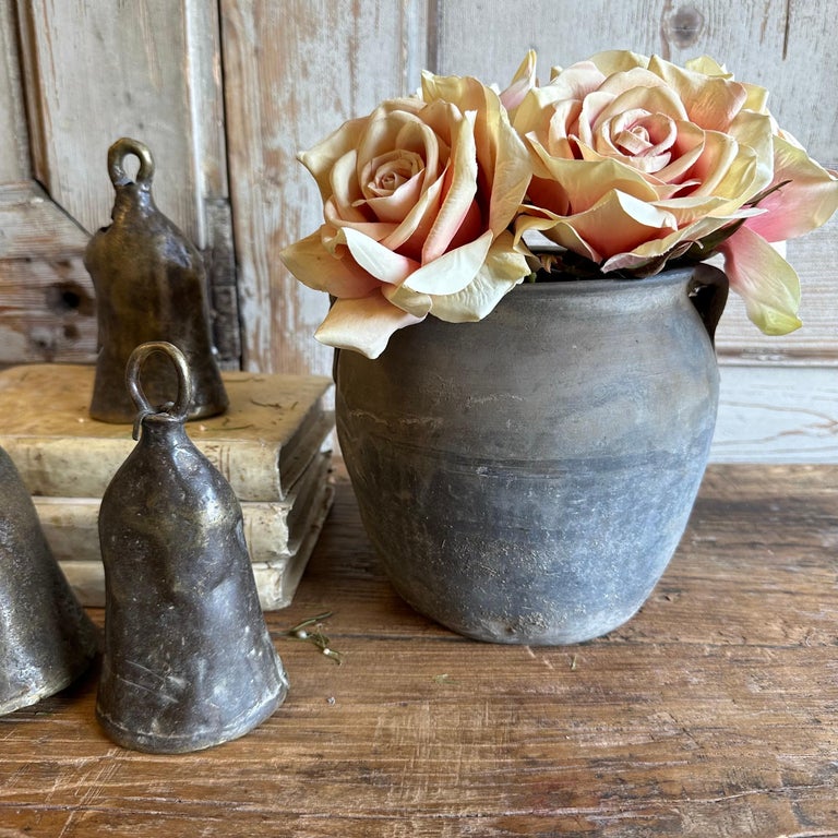 Vintage Gray Clay Weathered Pottery For Sale at 1stDibs