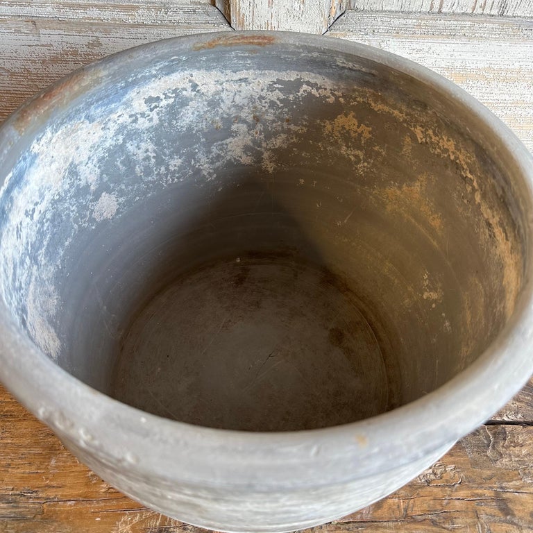 Vintage Gray Clay Weathered Pottery For Sale at 1stDibs