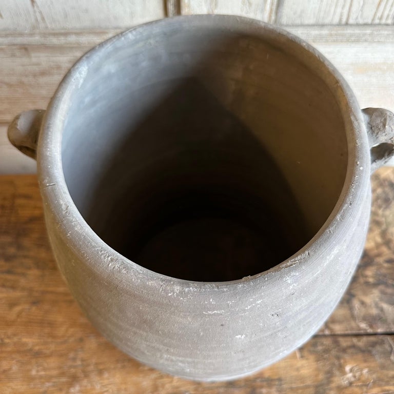Vintage Gray Weathered Clay Pottery For Sale at 1stDibs