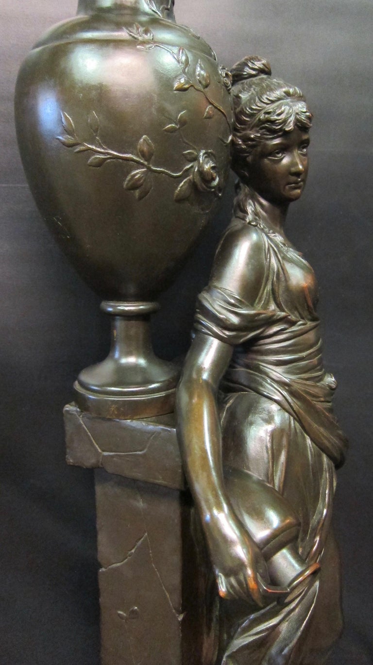 Vintage Grecian Copper Clad over Gesso Sculpture For Sale at 1stDibs ...