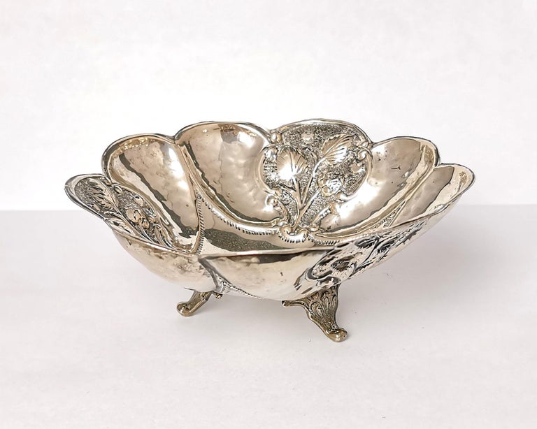 Vintage Greek Silver Bowl, Dish, Centrepiece For Sale at 1stDibs