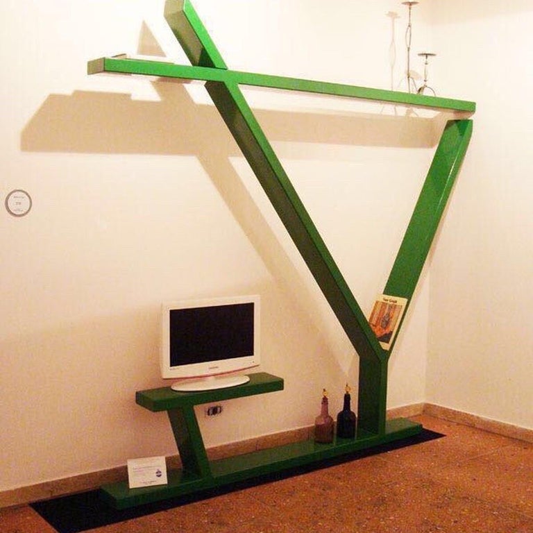 Vintage Green Library 1980s Top Design For Sale at 1stDibs