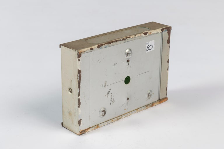 Vintage Green Metal "Exit/Uit" Sign For Sale at 1stDibs