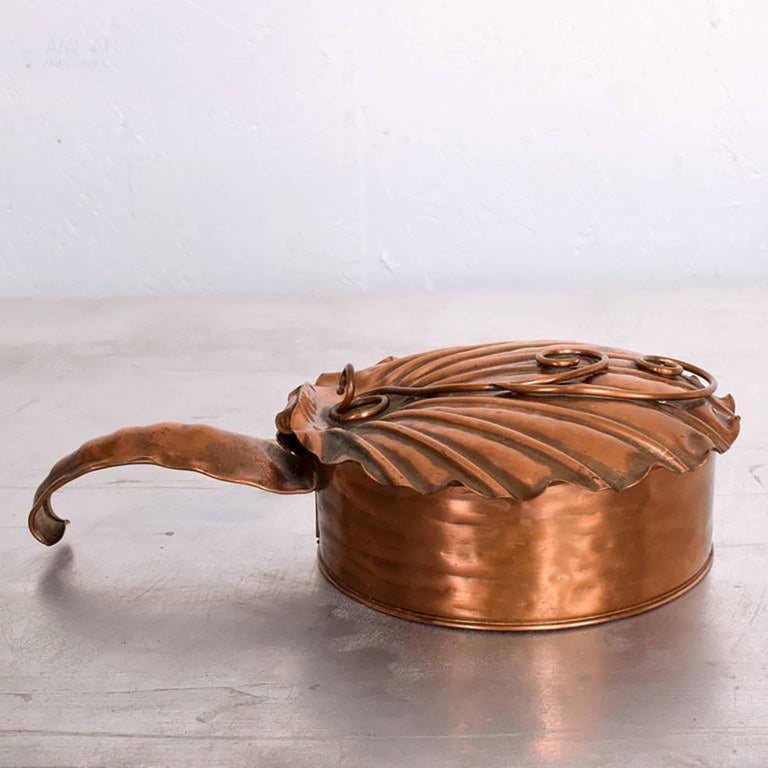 Vintage Gregorian Copper Silent Butler Flip-Top Crumb Catcher, 1960s ...