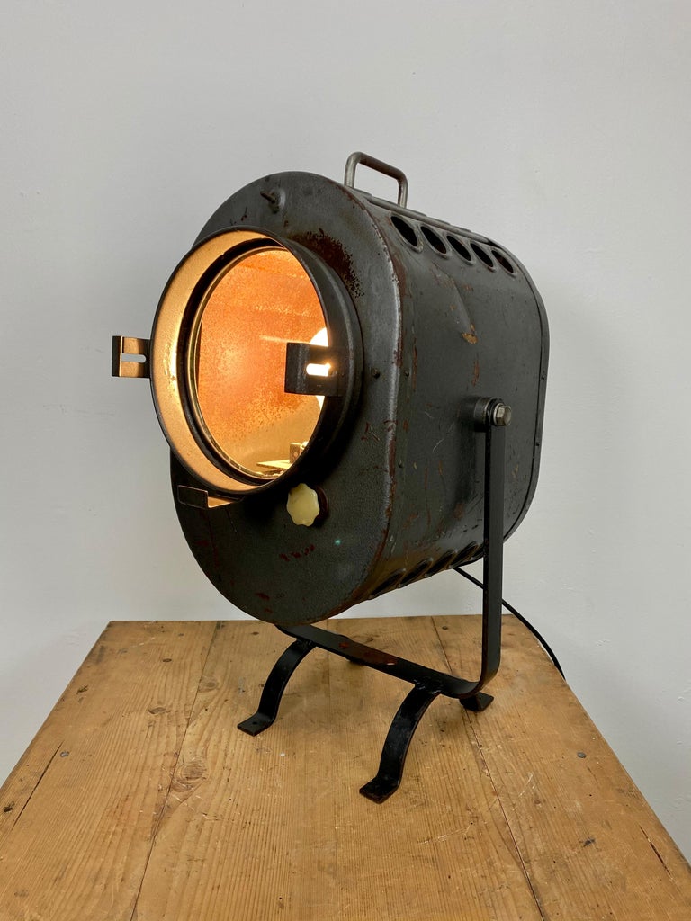 Vintage Grey Theater Spotlight, 1960s at 1stDibs