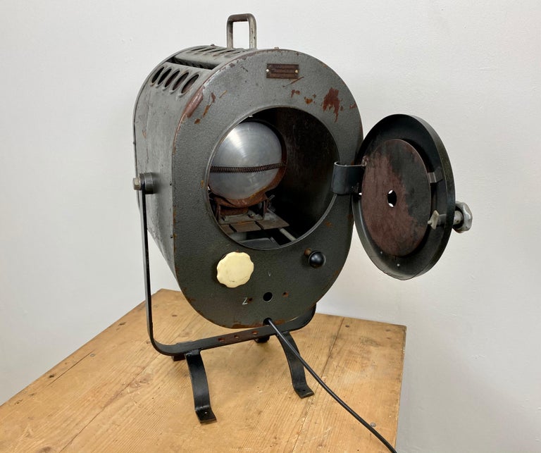 Vintage Grey Theater Spotlight, 1960s at 1stDibs