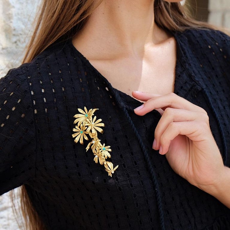 Vintage Grosse Massive Brooch 1960s at 1stDibs