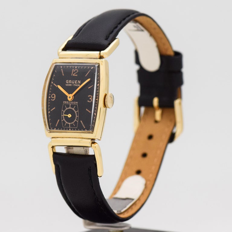 Vintage Gruen Precision Veri-Thin Rectangular-Shaped Watch, 1941 For ...