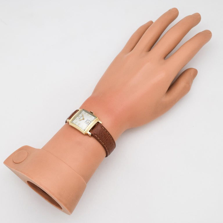 Vintage Gruen Veri-Thin Precision 14 Karat Yellow Gold Watch, 1947 at ...