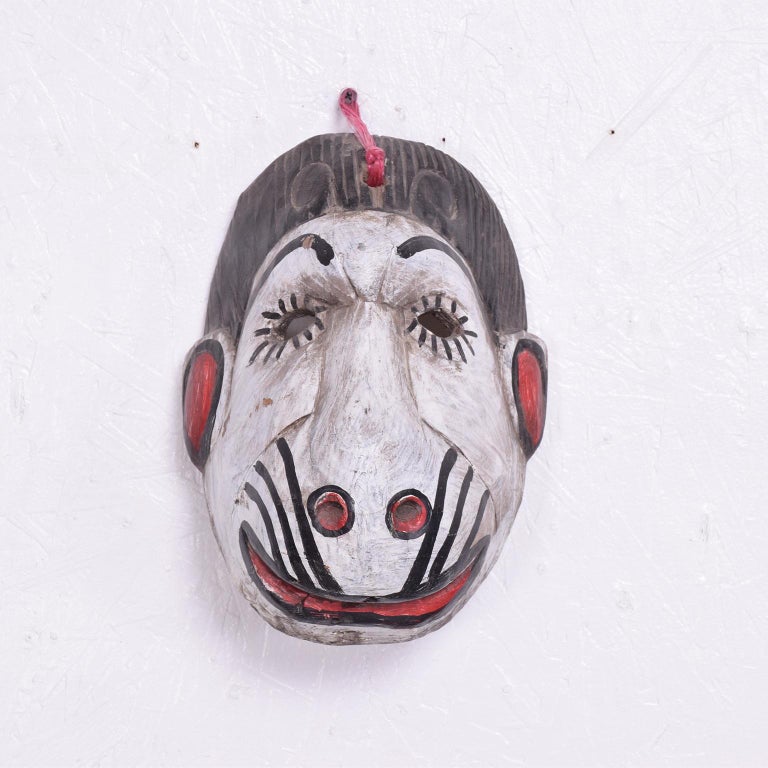 Vintage Guatemalan Folk Art Monkey Dance Mask at 1stDibs