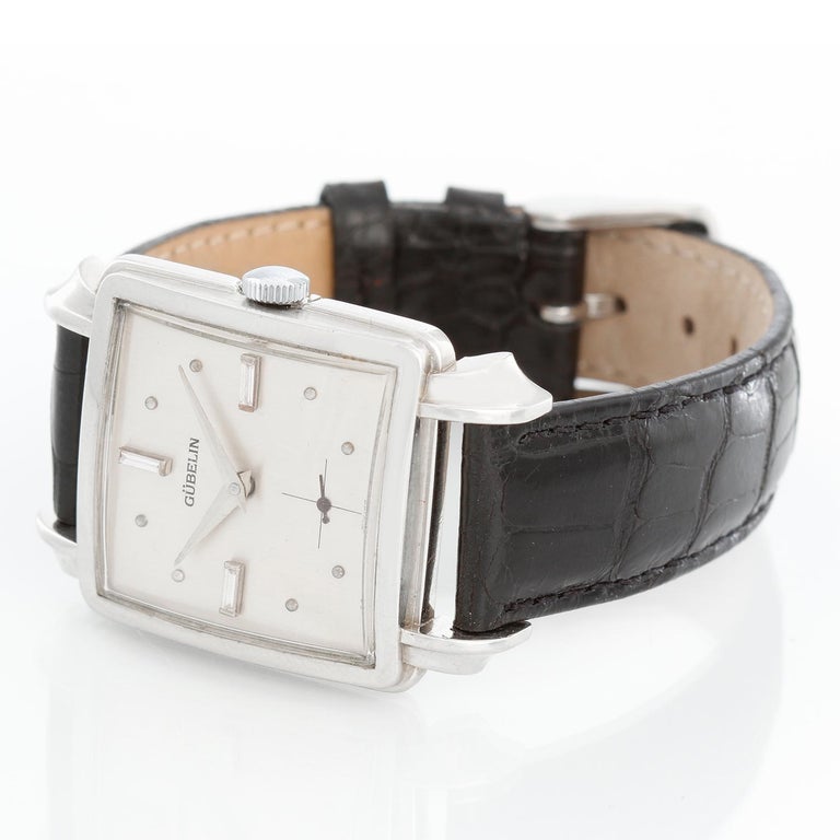 Vintage Gubelin Platinum Men's Watch at 1stDibs