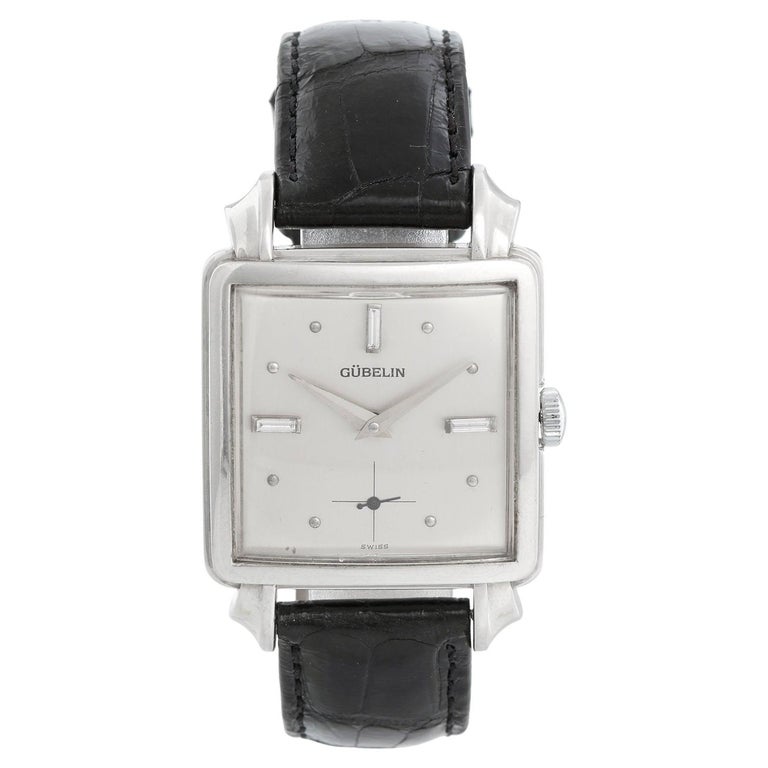 Vintage Gubelin Platinum Men's Watch at 1stDibs