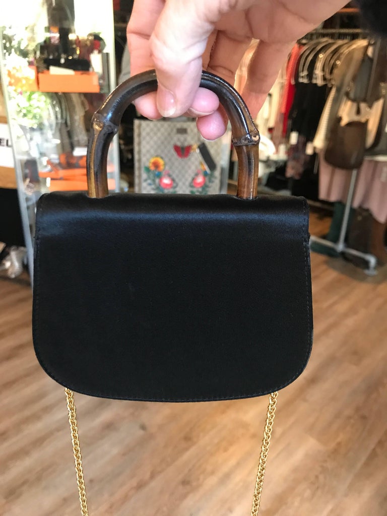 Vintage Gucci Mini Bag / Necklace at 1stDibs | gucci vintage chain bag