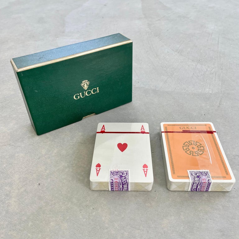 Vintage Gucci Playing Cards For Sale at 1stDibs | gucci playing cards price