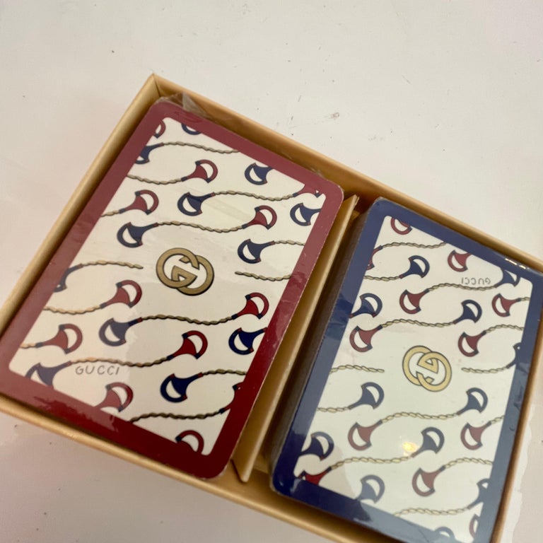 Vintage Gucci Playing Cards at 1stDibs