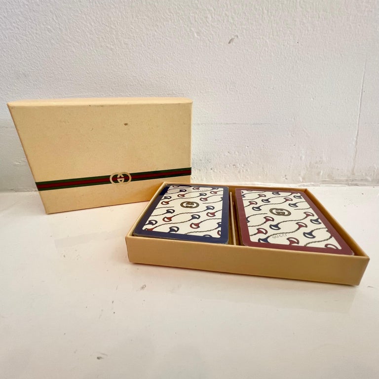Vintage Gucci Playing Cards at 1stDibs