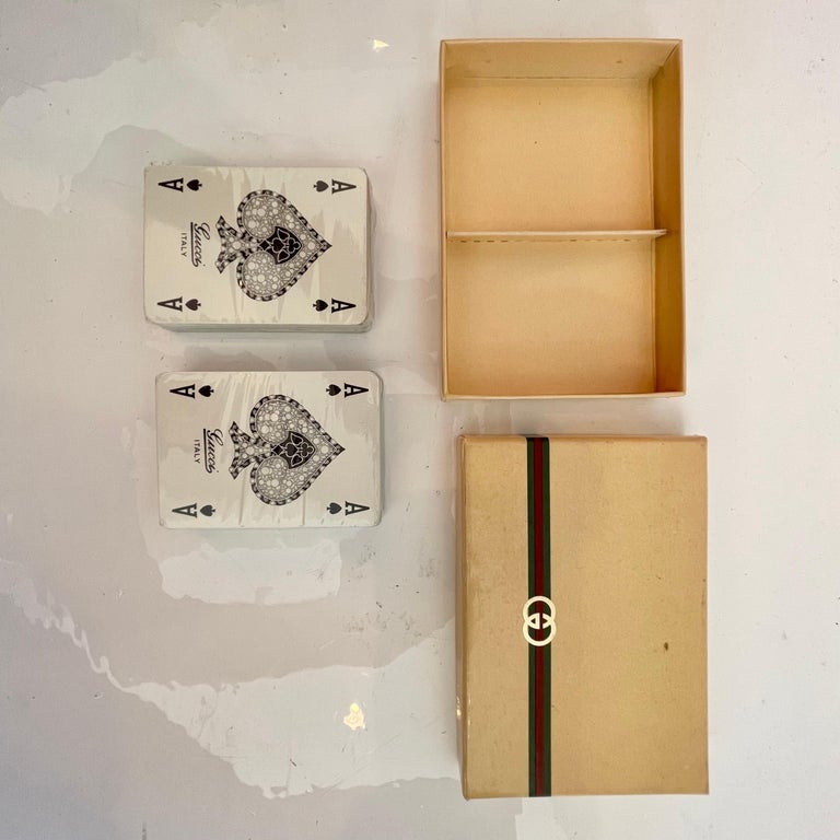 Vintage Gucci Playing Cards at 1stDibs