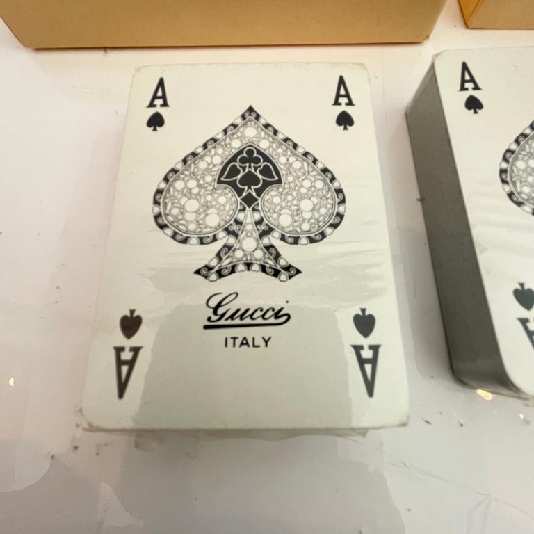 Vintage Gucci Playing Cards at 1stDibs