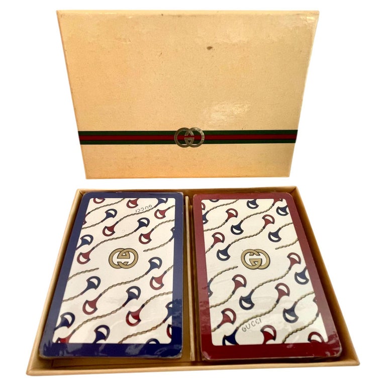 Vintage Gucci Playing Cards at 1stDibs