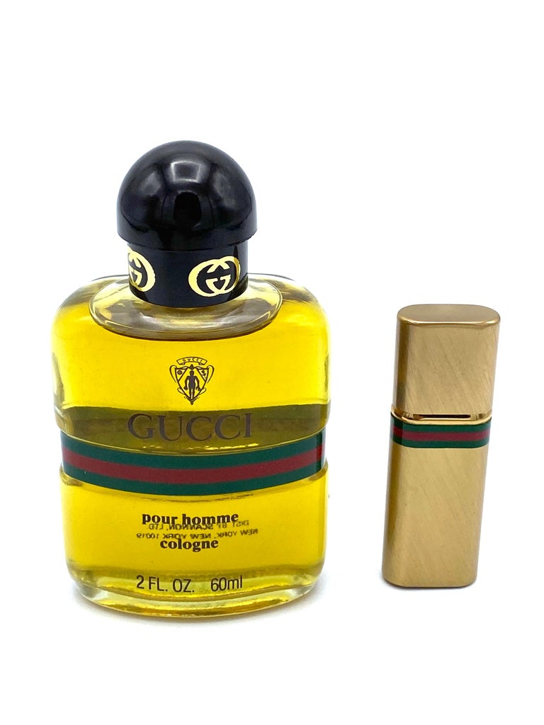 Vintage GUCCI Pour Homme Cologne Perfume Set at 1stDibs