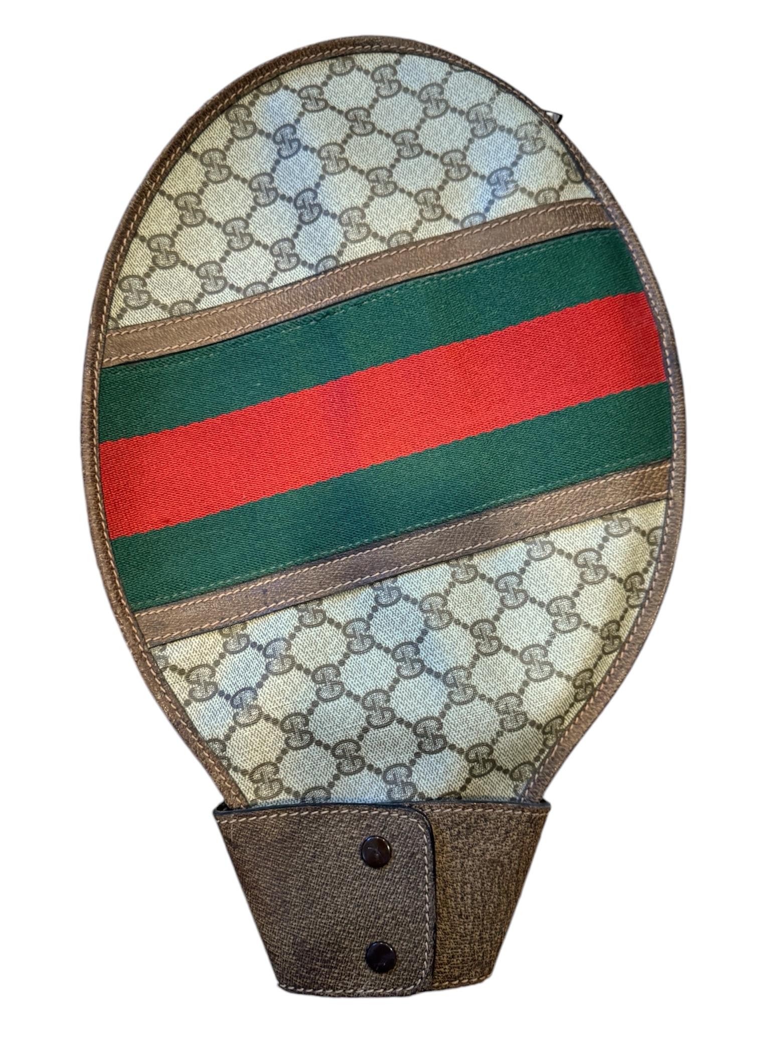 Vintage Gucci Tennis Racket Cover For Sale at 1stDibs