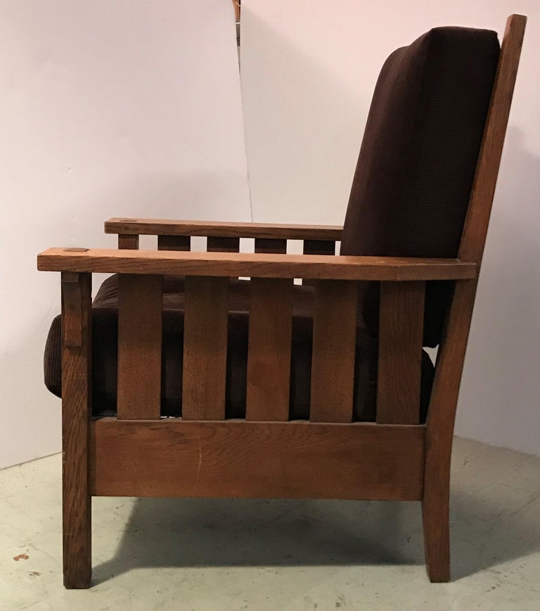 Vintage Gustav Stickley Morris Chair For Sale at 1stDibs | antique ...