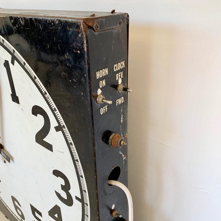 Vintage Gymnasium Clock For Sale at 1stDibs