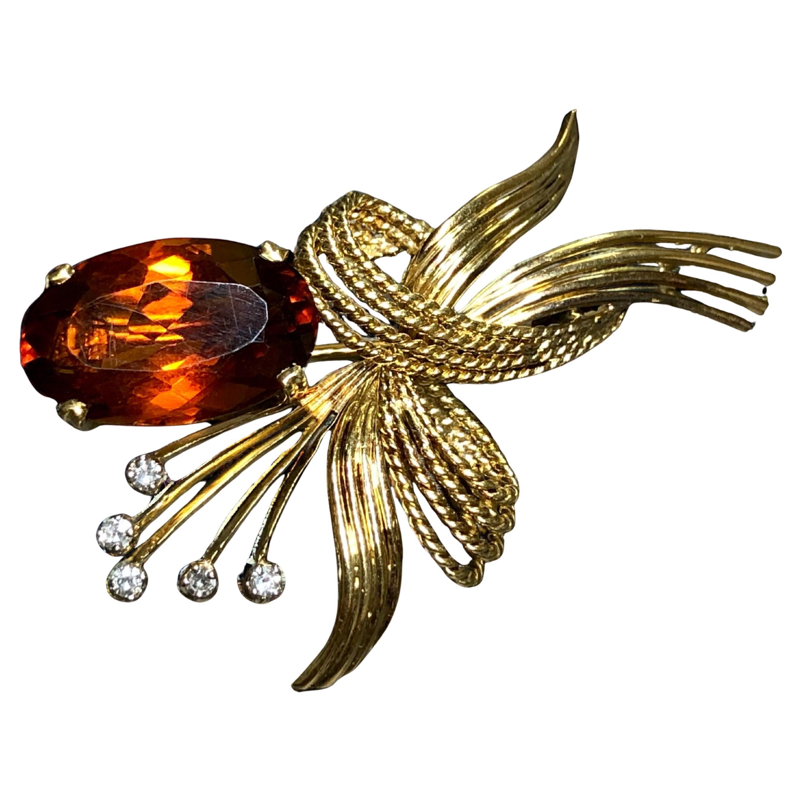 Antique Citrine Brooches - 216 For Sale at 1stDibs | antique citrine ...