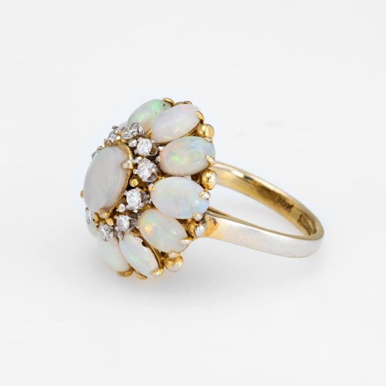 Vintage H Stern Opal Diamond Ring 18 Karat Gold Cocktail Jewelry Estate ...