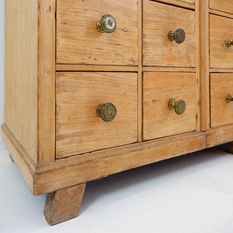 Vintage Haberdashery cabinet 18+3 Drawers For Sale at 1stDibs