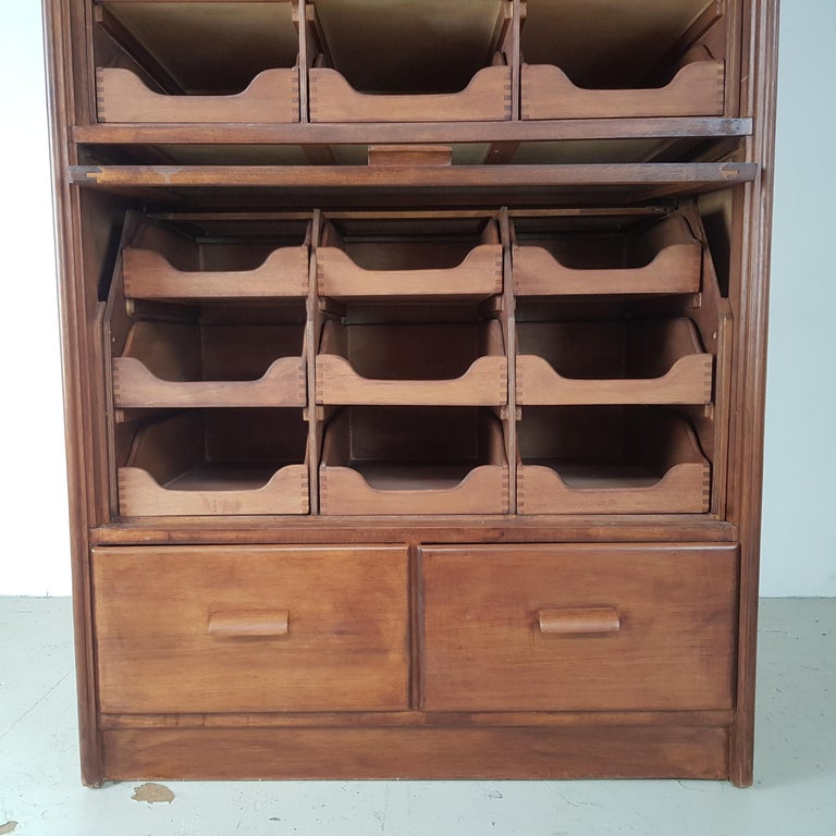Vintage Haberdashery Cabinet Shop Display at 1stDibs