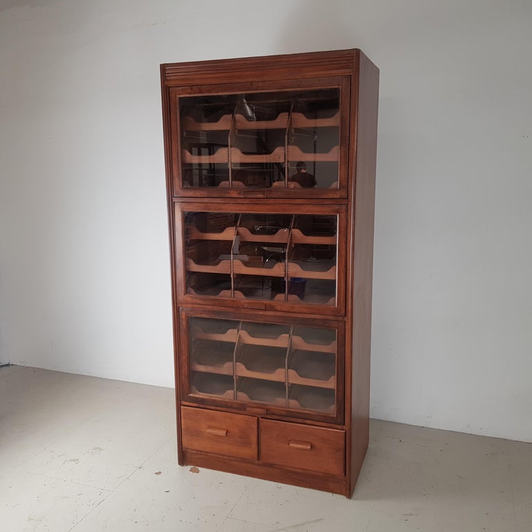 Vintage Haberdashery Cabinet Shop Display at 1stDibs