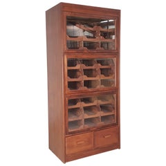 Vintage Haberdashery Cabinet Shop Display at 1stDibs