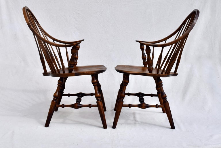 Vintage Hale of Vermont Windsor Spindle Back Dining Chairs For Sale at ...