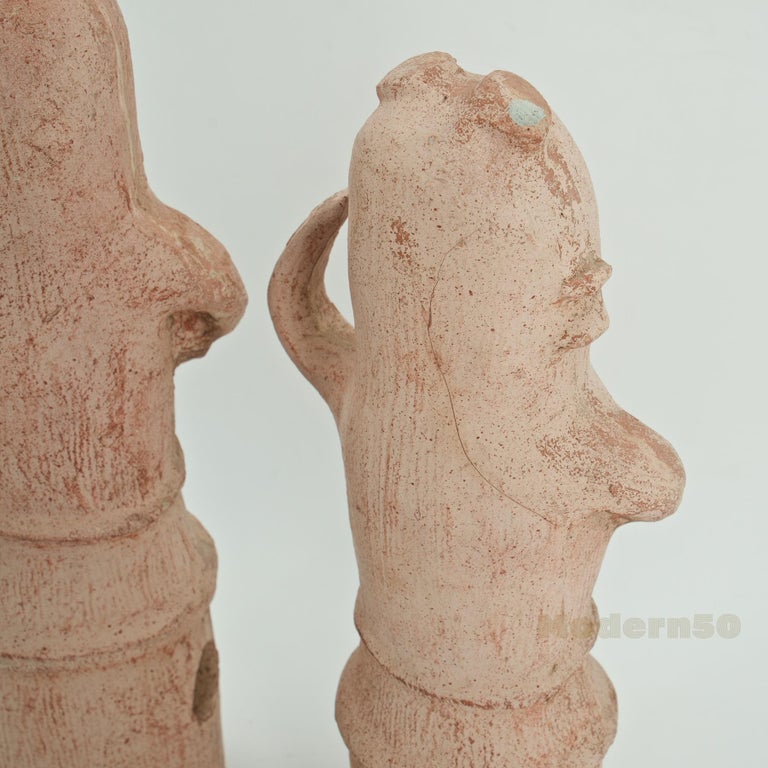 Japanese Haniwa Burial Figures Halloween Sculpture Jack-o'-lantern ...