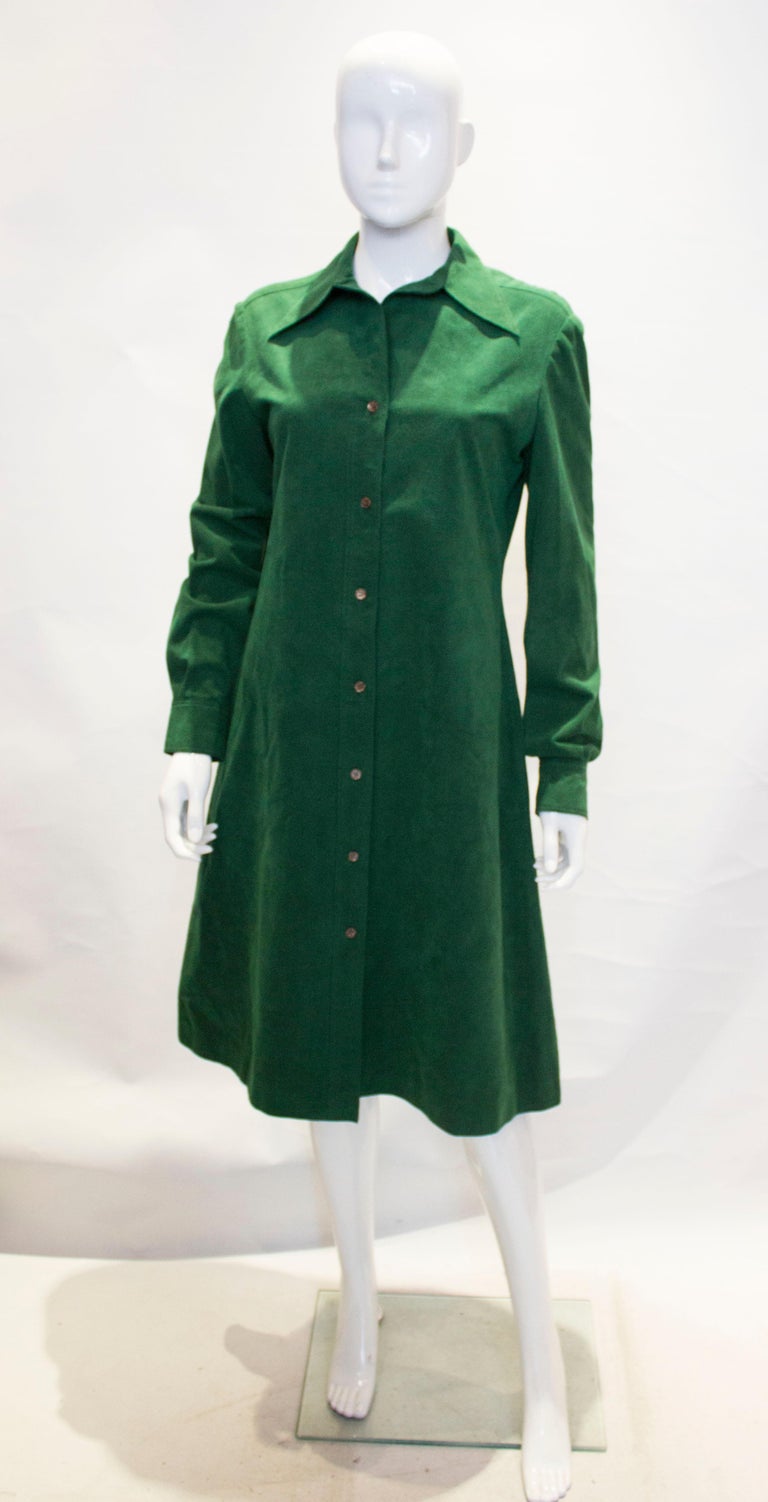 Vintage Halston Ultrasuede Shirt Dress At 1stdibs Halston Ultrasuede