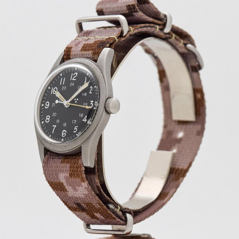 Vintage Hamilton US Military Stainless Steel Watch, 1988 For Sale at ...